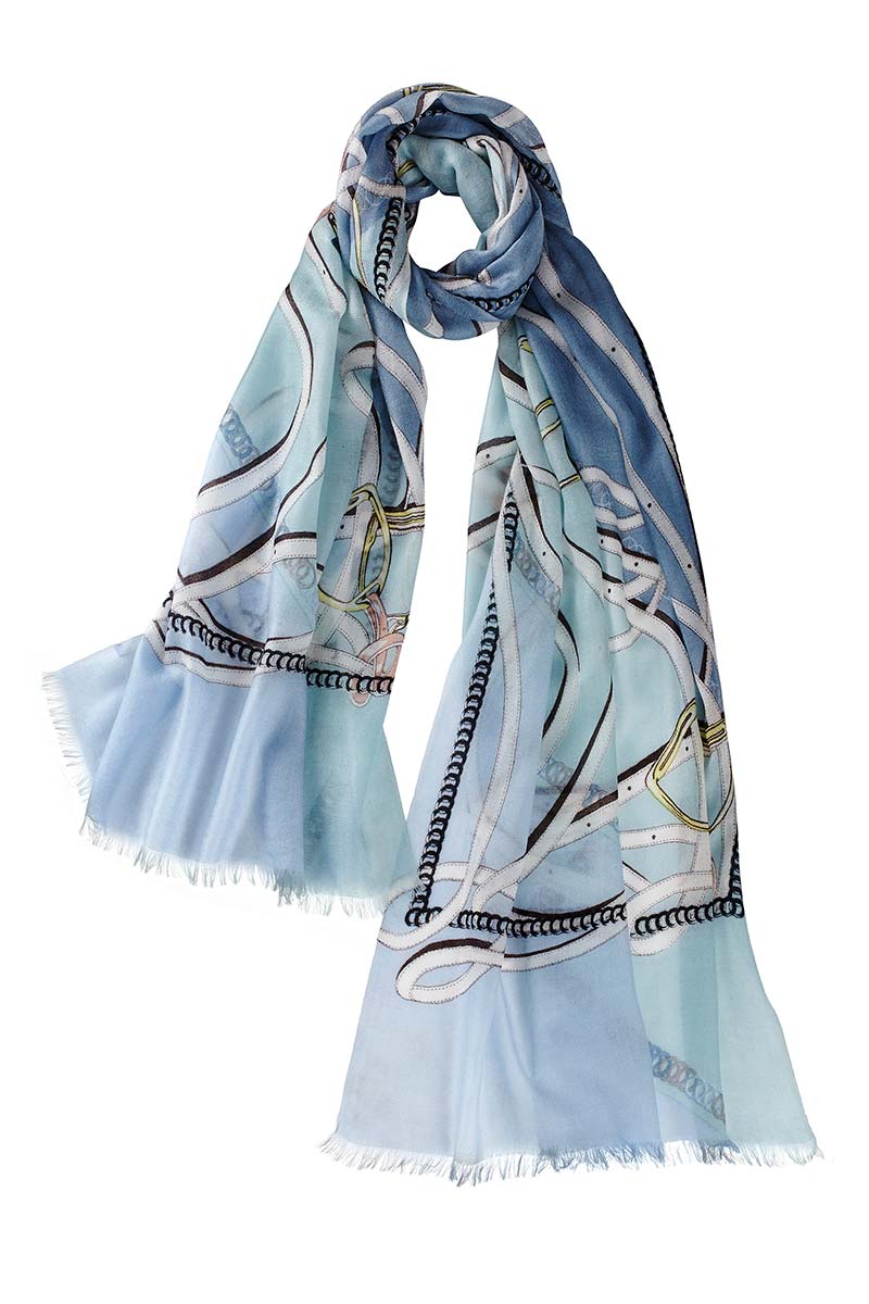 Cheval Scarf Marine – Peter Kate
