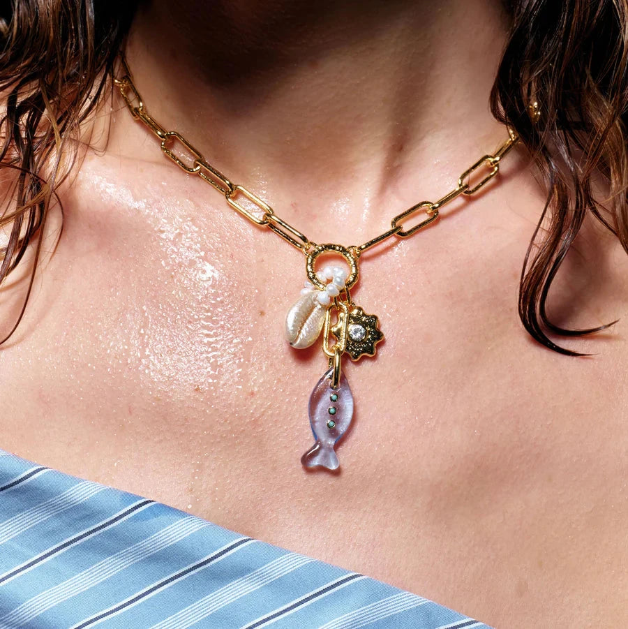 Alexi Charm Necklace Gold – Peter Kate