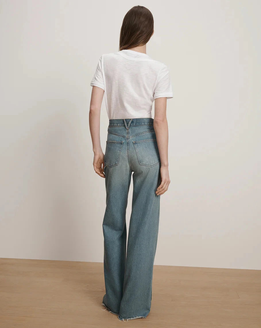 Damian Double-Collar T-Shirt White – Peter Kate