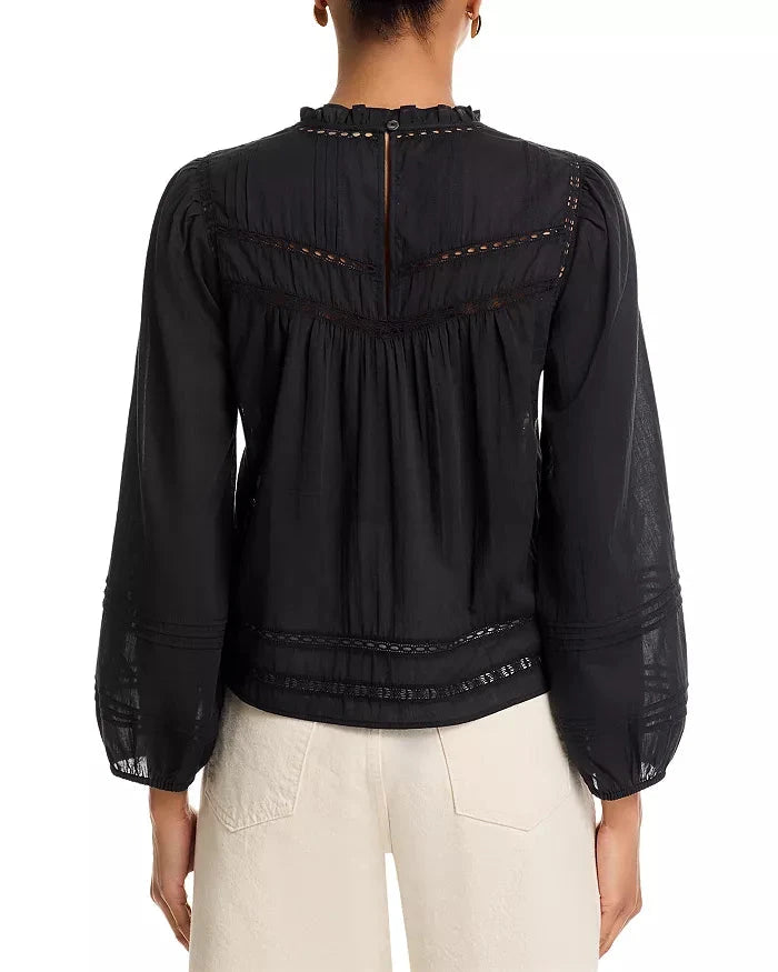 Reyna Blouse Black – Peter Kate
