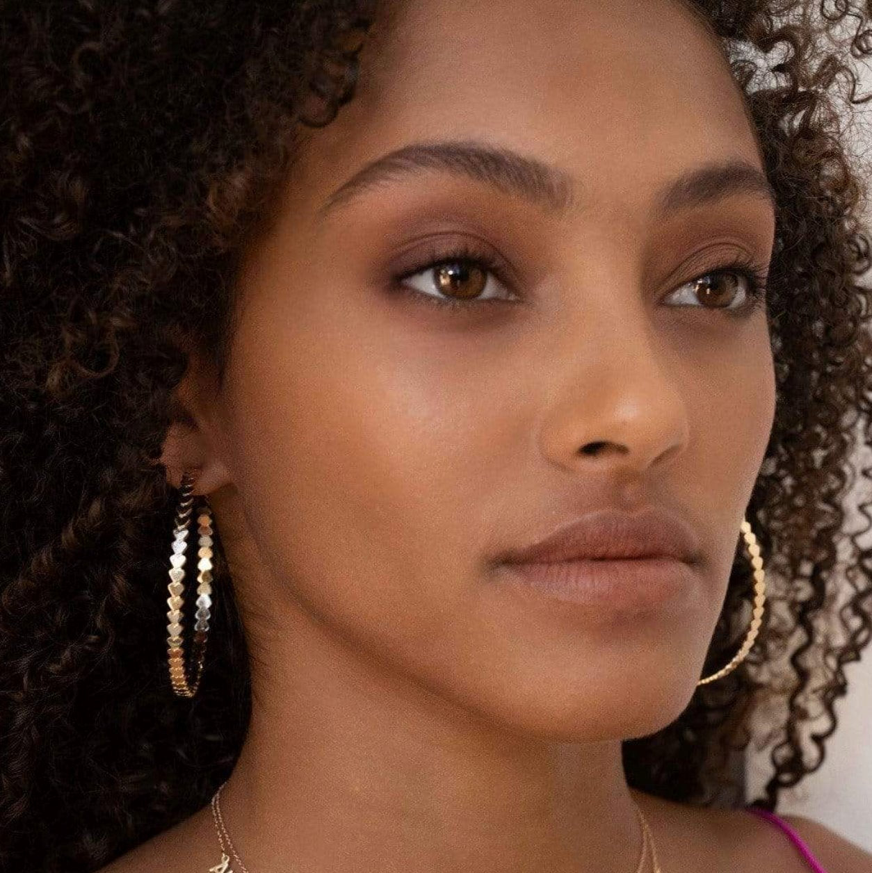 Drea 2" Hoops Gold – Peter Kate