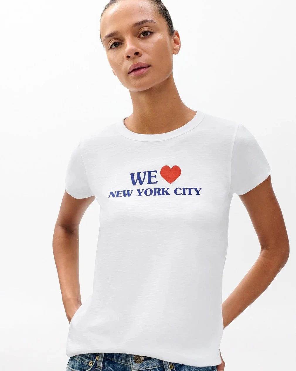 We Heart NYC Tee White – Peter Kate